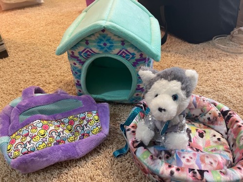 Justice pets huskey with accessories | eBay