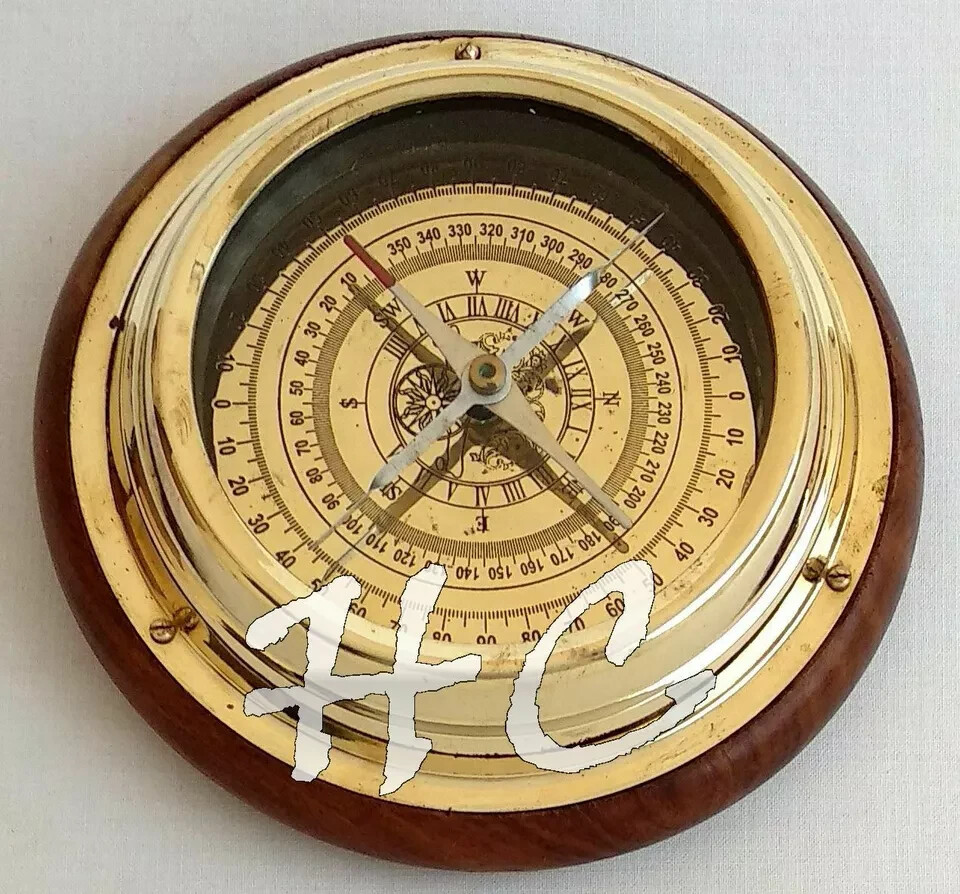 Maritime Solid Brass Sailing Ship Boat Desk Navigational Nautical ...