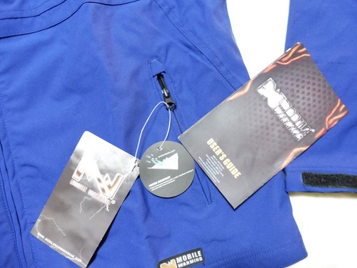 ANSAI GOLF MOBILE WARMING Mens L LARGE BATTERY HEATED RAIN JACKET NWT ...