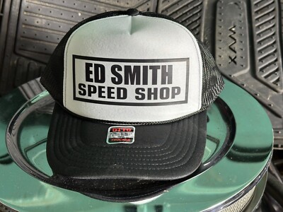Ed Smith Speed Shop Trucker Hat - Black/White - BarryTs Garage ...