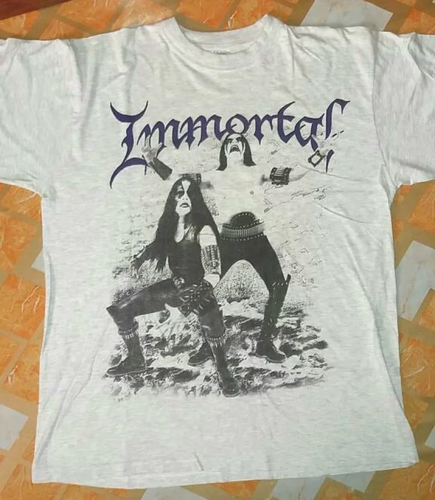 New Popular Immortal Band Gray T-Shirt Cotton Full Size S-5XL | eBay