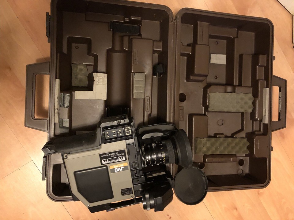 JVC BY-110 Video Camera HZ-110 Lens Vintage 1988 Viewfinder VF-115U ...