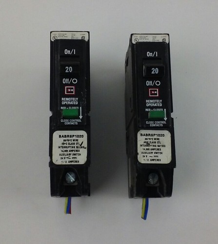 Eaton Cutler-Hammer 20 Amp 1-Pole Remote-Operated CIRCUIT BREAKER ...
