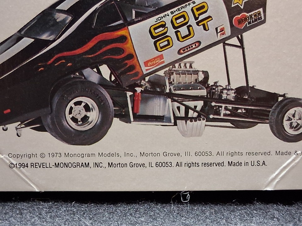 Monogram 1/24 Cop Out Duster Funny Car 1994 Release, 1/25 Revell, Amt ...