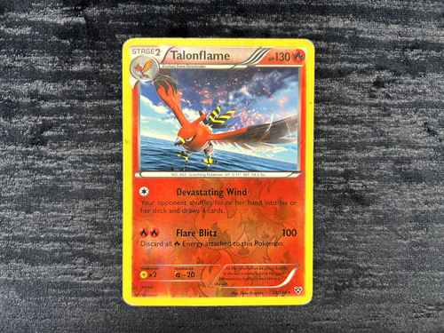 Talonflame 28/146 Reverse Holo XY Base Pokemon Card DMG | eBay