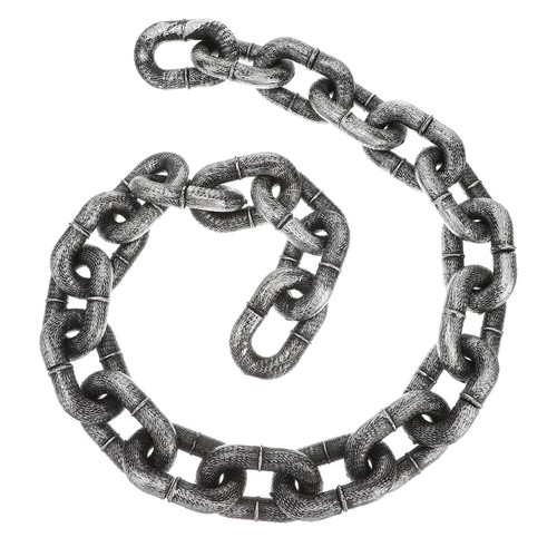 Simulated Iron Chain Halloween Chains Prop Man Decoration Plastic | eBay