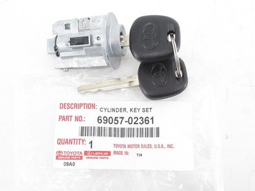 Genuine OEM Toyota 69057-02361 Ignition Lock Cylinder Key Set | eBay