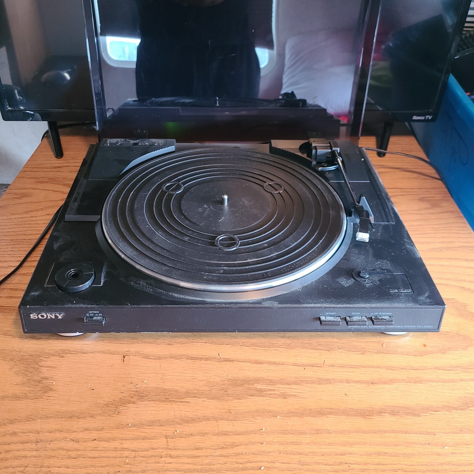 Sony Record Player Model PSLX250H Automatic Stereo Turntable System. It ...