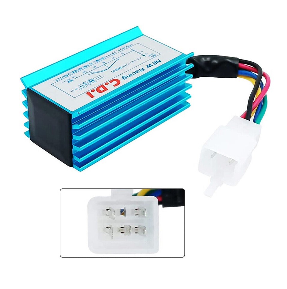 5 Pins New Racing CDI Box CD Module for 50cc 70cc 90cc 100cc 110cc ATV ...
