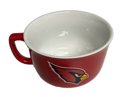 NFL Arizona Cardinals Giant MUG BOWL Chili Soup Coffee Tailgate Party ...