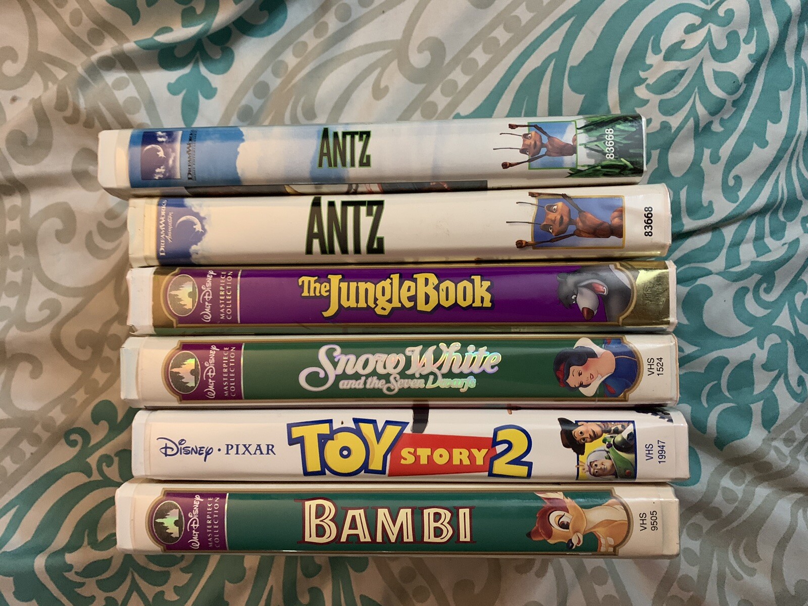 Lot Of 6 Classic Disney And Pixar VHS Tapes. | Grelly USA