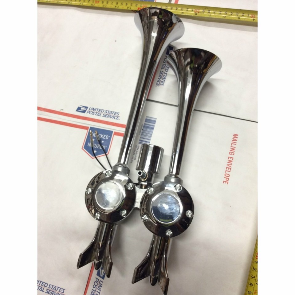 Sniper High Output 2 Trumpet Train Horn with Valve trigger horns ...