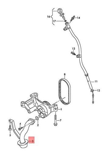 Genuine Suction Line 03L115251B | eBay