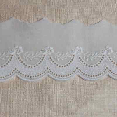 Lace Trim San Gallo Cotton Ruffle Unique 6Cm Sweet Trims 20554 Sangallo ...