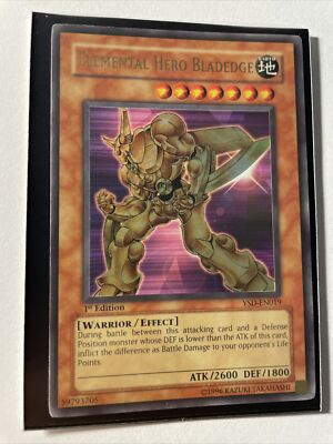 elemental hero bladedge 1st edition | eBay
