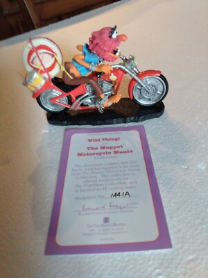 THE HAMILTON COLLECTION MUPPET MOTORCYCLE COLLECTION( ANIMAL WILD THING ...
