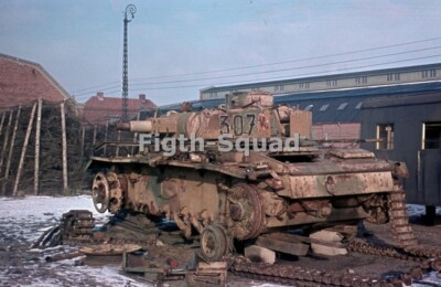 WW2 Picture Photo Destroyed German Tank Panzer Mark III Ausf. N 8412 | eBay