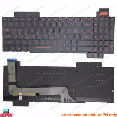 ASUS FX63 FX63V FX503 ZX63 FZ63V GL503V S5A GL703 red backlit US ...