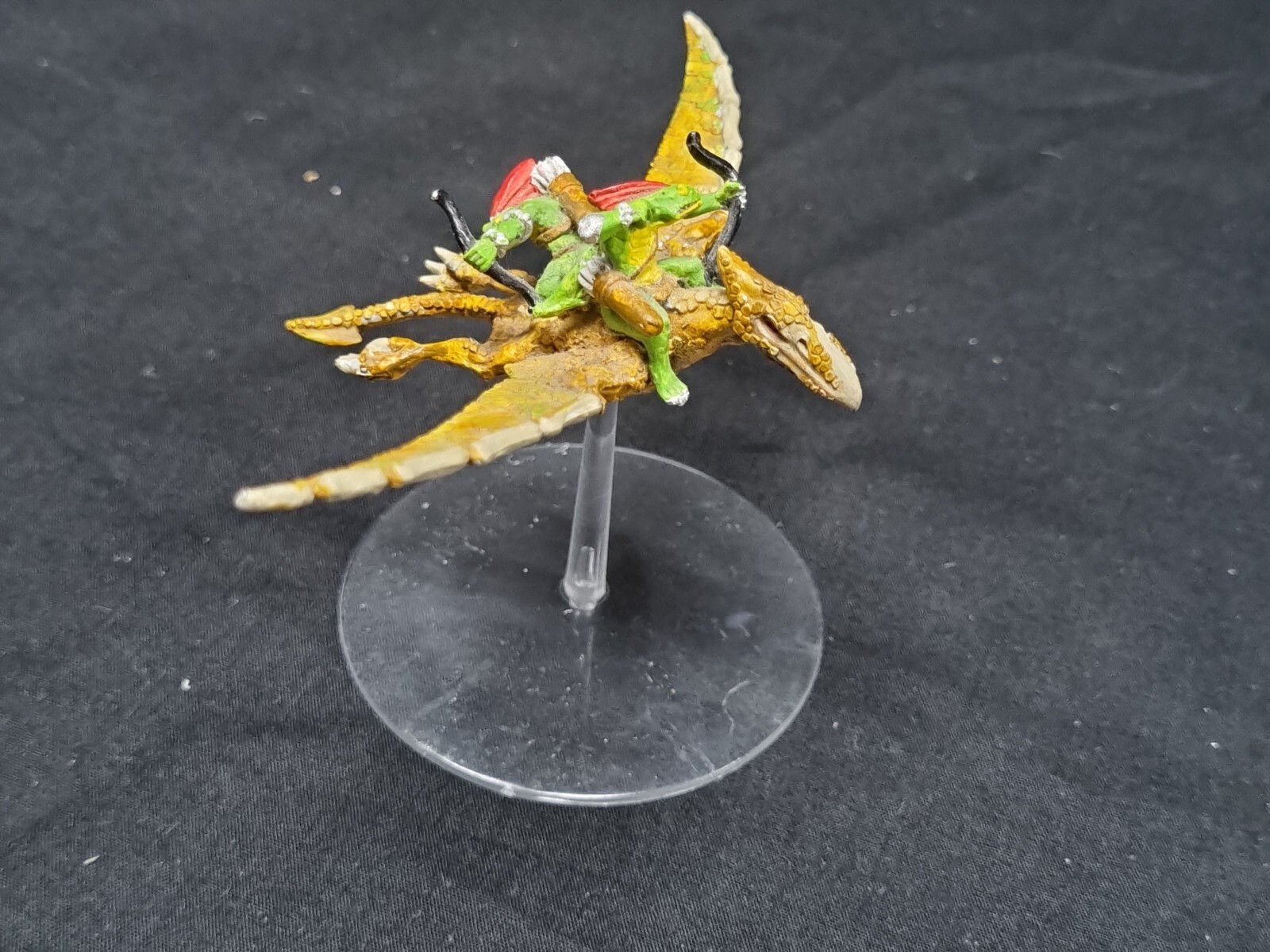 WFB Warhammer Lizardmen Terodon Rider Metal Flyer - Painted - Good ...