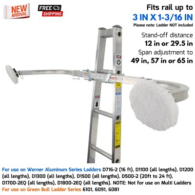 Adjustable Extension Ladder Stabilizer for Wall Painting Roof Pitch ...