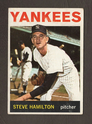 1964 Topps Baseball Card #206 Steve Hamilton – New York Yankees | eBay