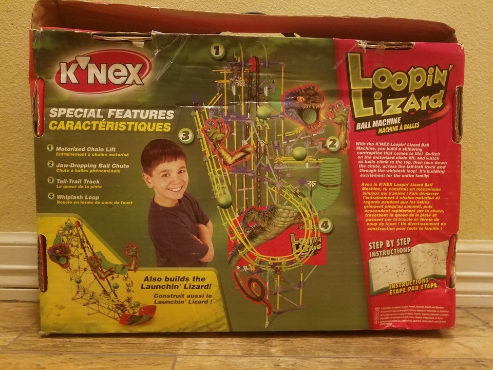 K'NEX # 15135 LOOPIN' LIZARD BALL MACHINE 793 PC. SET OVER 3 FEET. | eBay