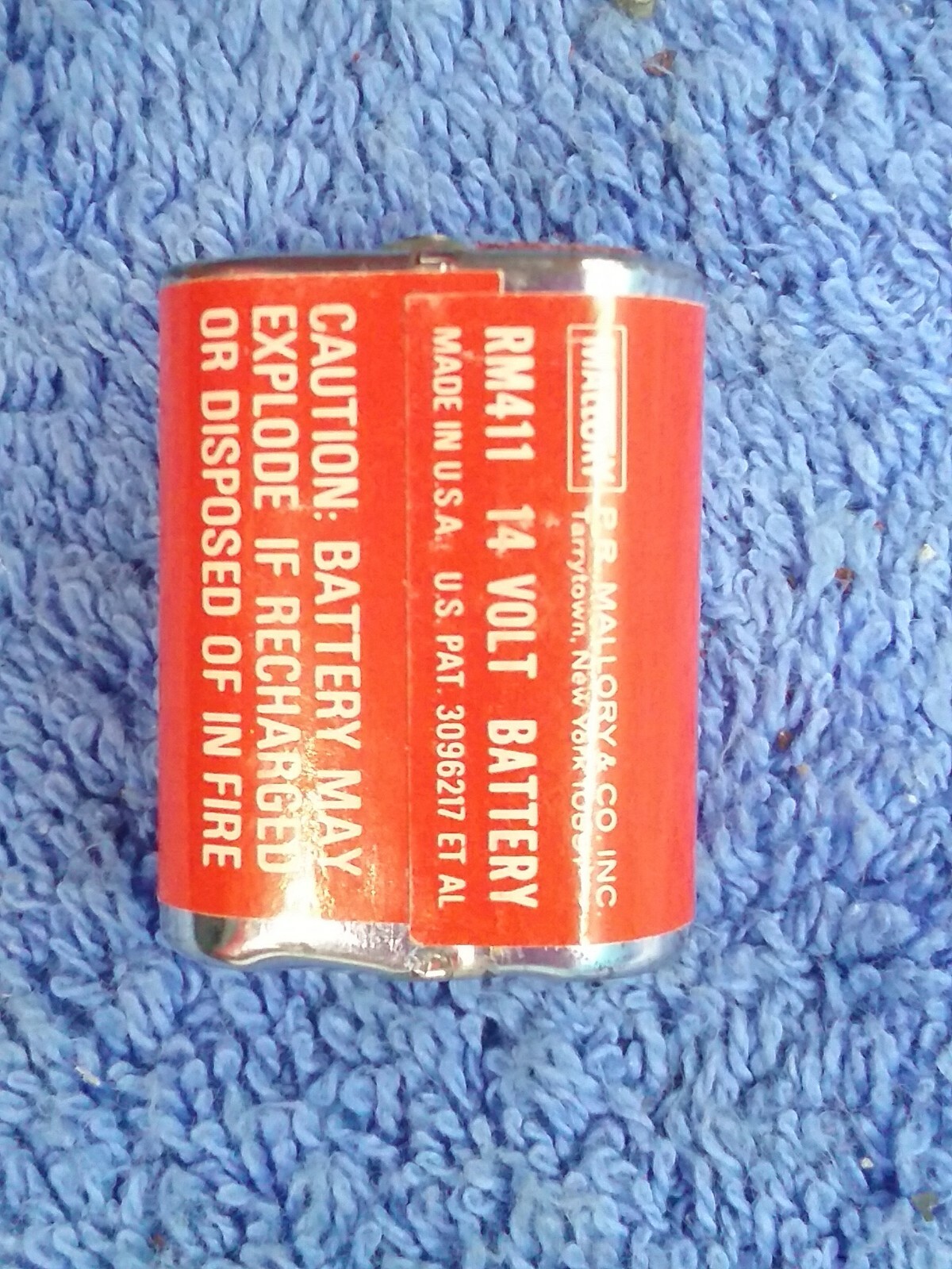 NOS Vintage Mallory 14 Volt MERCURY Batteries Original Package RM 411 ...