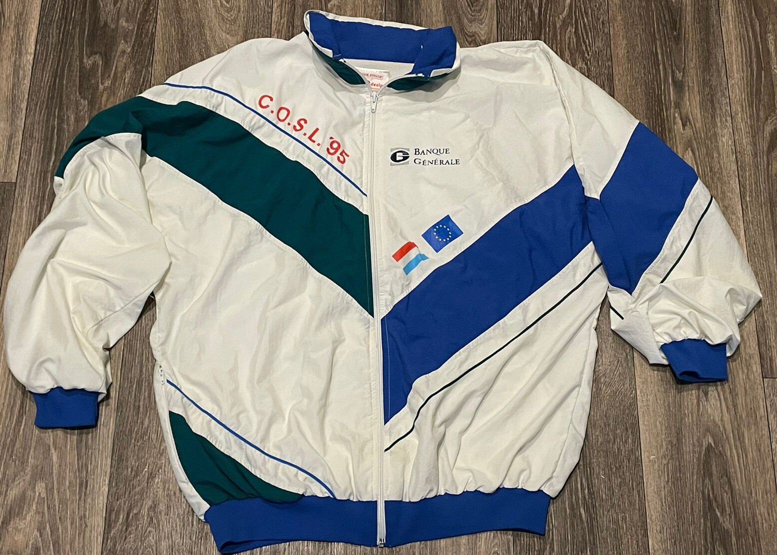 Vintage European Soccer Warmup Olympics Jacket Letzeb… - Gem