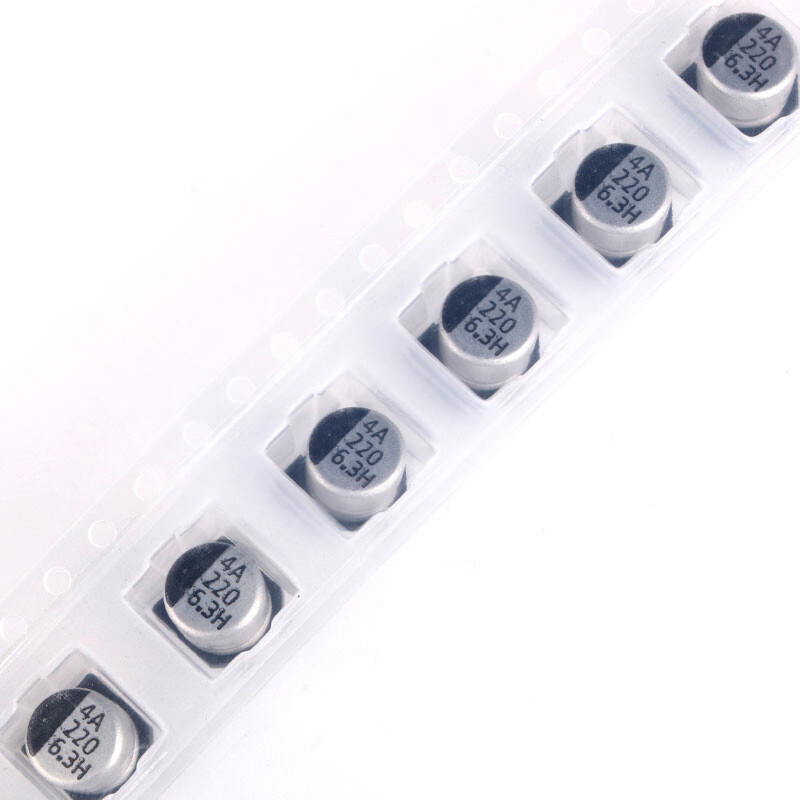 10PCS SMD Aluminum Electrolytic Capacitor 6.3V 220UF Volume 6.3x5.4mm ...