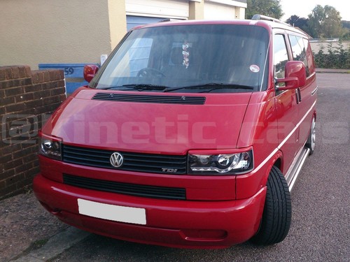 VW transporter T4 headlamp eyebrows spoilers ABS Gloss Black | eBay UK