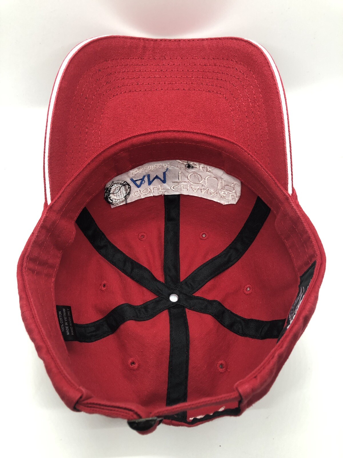 Golf Channel AM Tour Player Cap Hat Adult Adjustable Red 100% Cotton ...