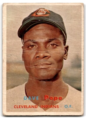 1957 Topps Dave Pope Cleveland Indians #249 | eBay