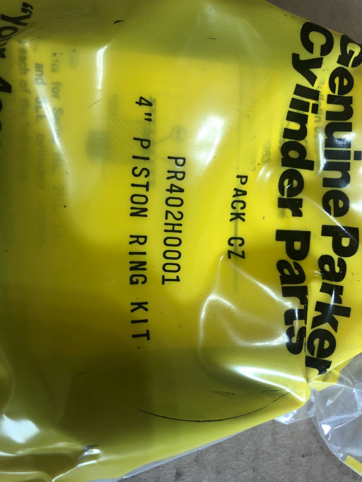 Parker, 4" Bunan Piston Ring Kit (Box), PR402H0001 | eBay