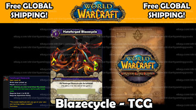 World of Warcraft WOW Loot Card TCG - Hateforged Blazecycle Promo | eBay