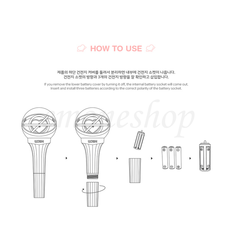 WJSN 우주소녀 KPOP OFFICIAL CONCERT FANLIGHT LIGHT STICK VER. 2 + Tracking ...