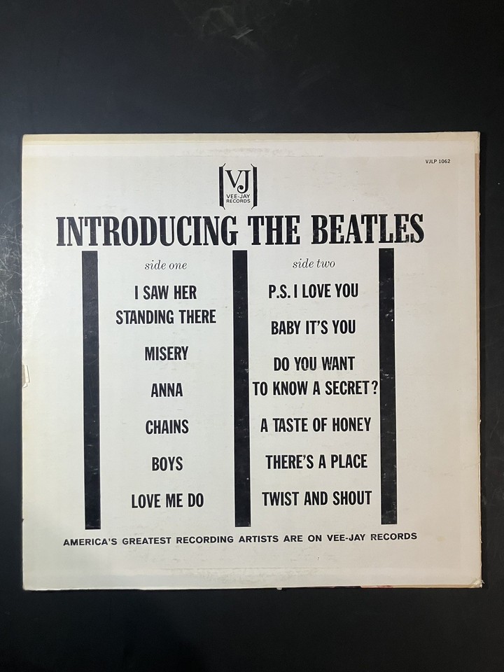 The Beatles - Introducing... The Beatles LP - VJLP 1062 - VG-Fake! | eBay
