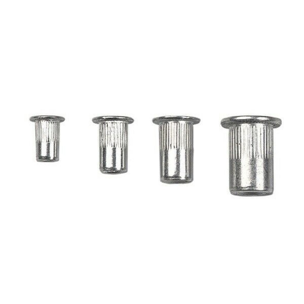 240Pcs Mixed Aluminum Rivnuts Blind Set Rivet Nut Tool Threaded Nuts M3 ...