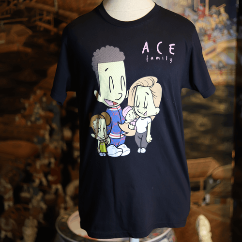 Medium Official Ace Family Youtubers Black Merch T-shirt Tee | eBay