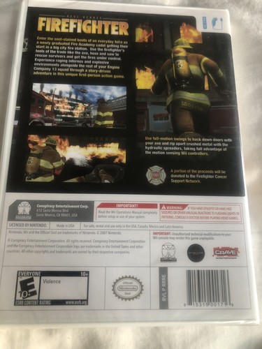 Real Heroes: Firefighter (Nintendo Wii, 2009) for sale online | eBay