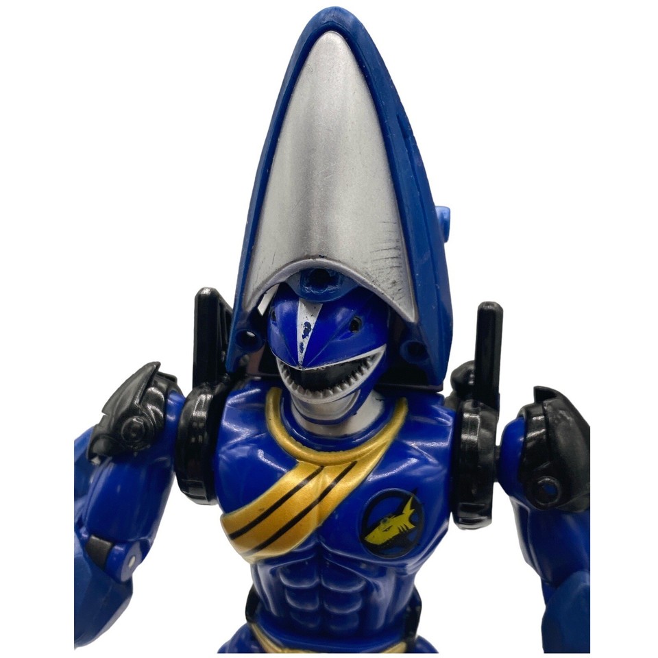 Power Rangers Wild Force Deluxe Zord Morphin Blue Shark Ranger 2001 ...