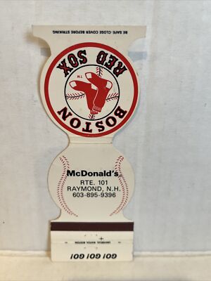 MLB Baseball Matchbook Cover w/ Schedule 2 Boston Red Sox 1981 | eBay