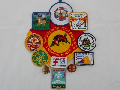 19 VINTAGE BOY CUB SCOUT PATCHES 60s Cimarron,N MEX Philmont ...