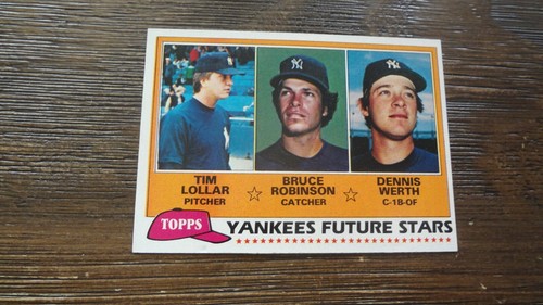 1981 TOPPS # 424 YANKEES FUTURE STARS BASEBALL CARD | eBay