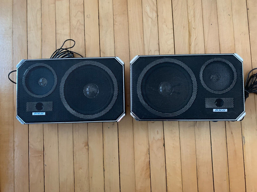 VINTAGE CAR AUDIOVOX COMPONENT 3 WAY SPEAKER SYSTEM MODEL # TRYVOX-30 ...