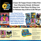 Nightcrawler 2 Case Character Break 2025 X-Men '97 Topps Finest Hobby ...