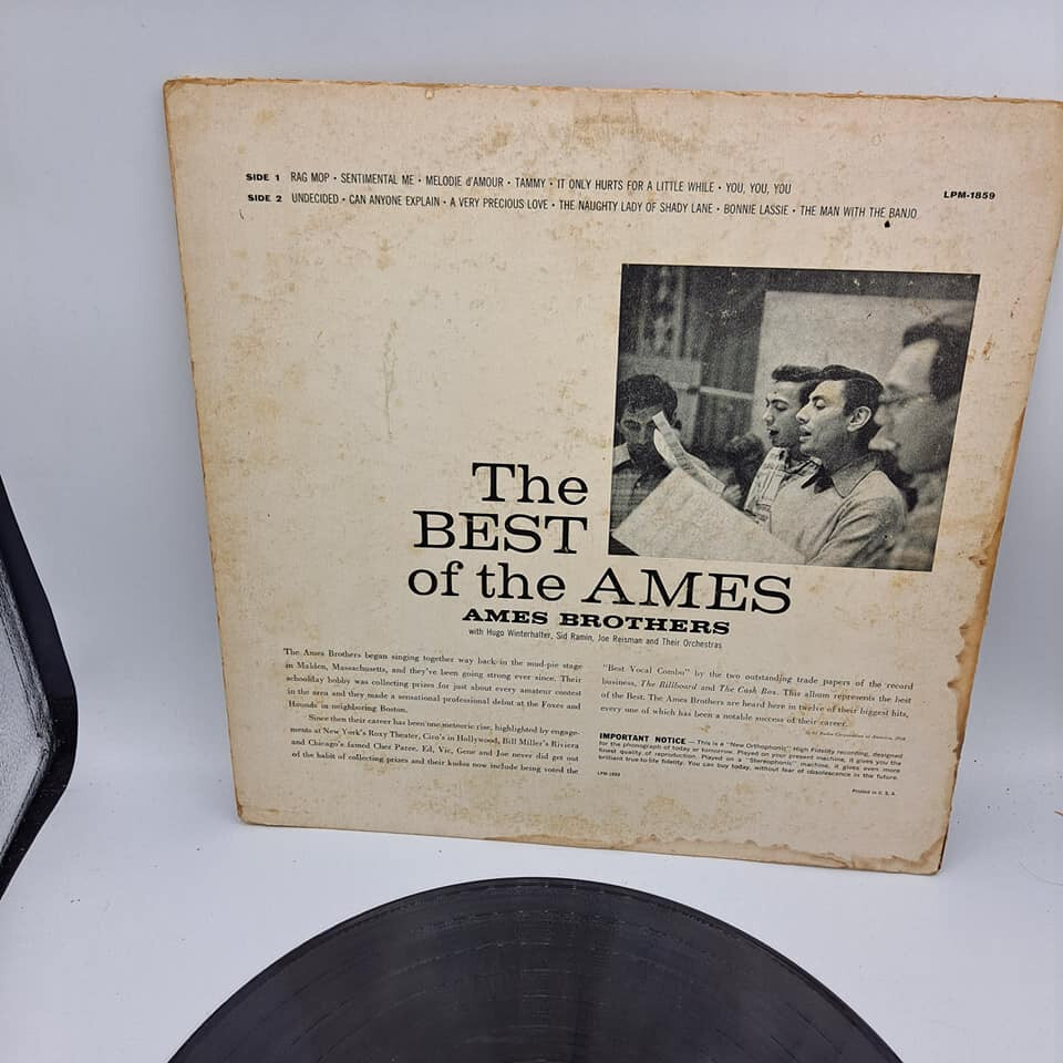 The Ames Brothers - The Best Of The Ames - RCA Victor, RCA Victor - LPM ...