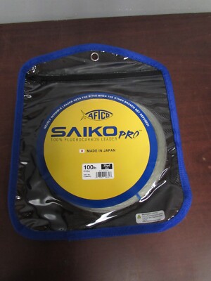 SAIKO PRO 100% FLUOROCARBON LEADER 100LB 35YD SF35100 CLEAR (23E) | eBay