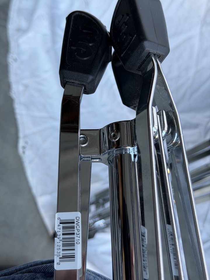 dw 3000 series cymbal stands 2020 - chrome NOS display model Mint Cond ...
