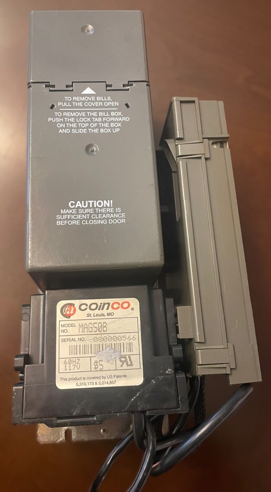CoinCo MagPro MAG50B 24V/110V Bill Acceptor Validator for Vending ...
