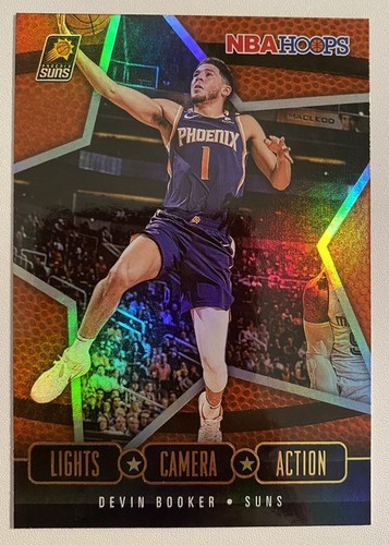 2020-21 Hoops Lights Camera Action Devin Booker Phoenix Suns #7 | eBay